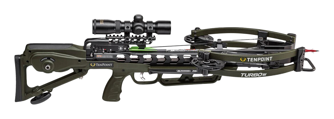 TenPoint Turbo S1 ACUslide Crossbow with RangeMaster Pro Scope Moss ...